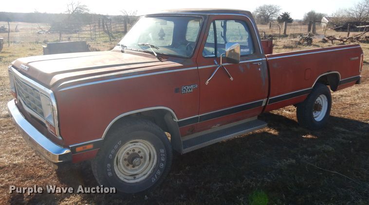 1984 Dodge Power Ram W250 pickup truck in Havensville, KS | Item EY9178 ...