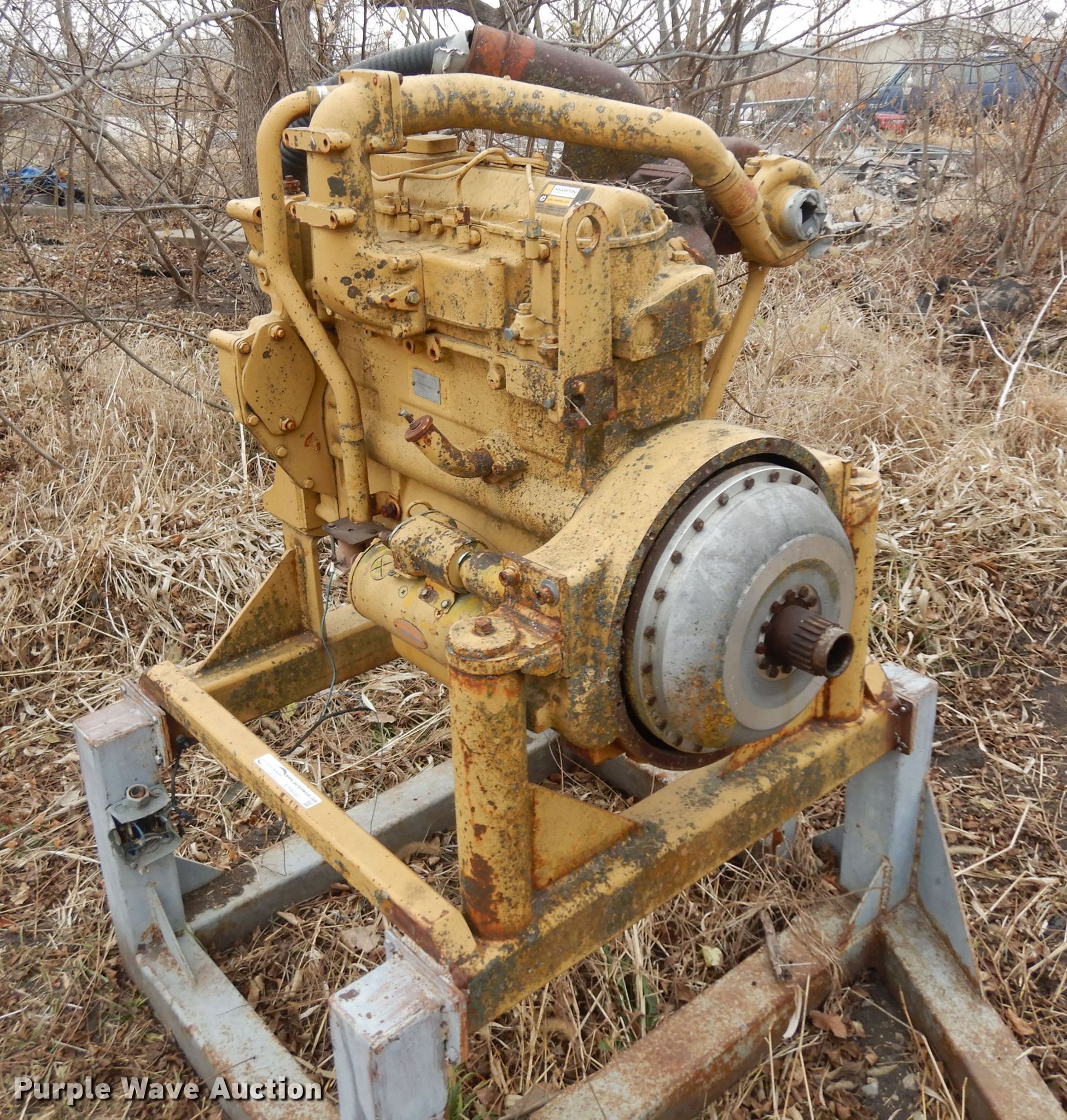 Caterpillar four cylinder diesel engine in Topeka, KS | Item EY9160 ...