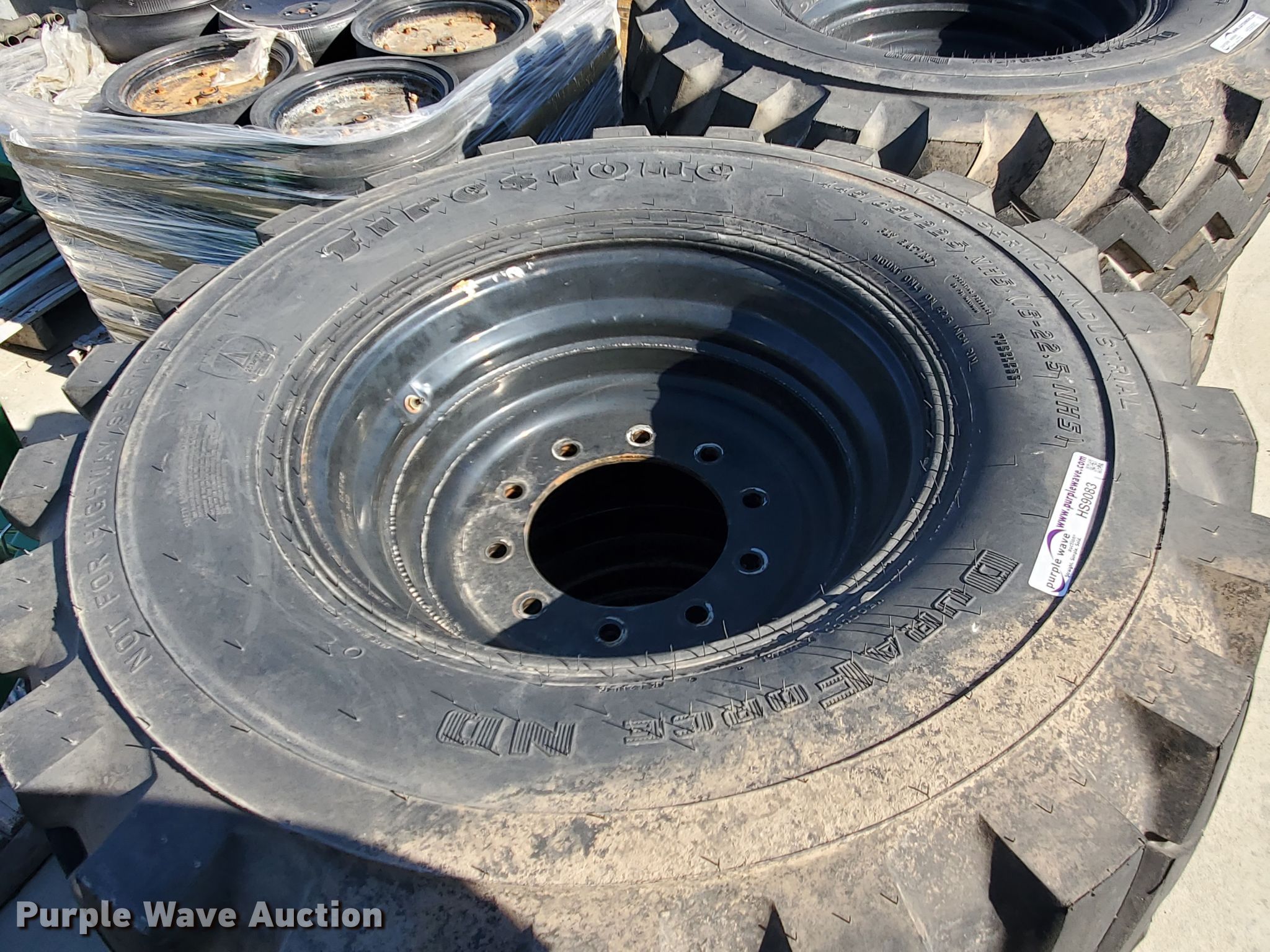 (2) Firestone DuraForce 445/65D22.5 tires in Assaria, KS | Item HS9083 ...