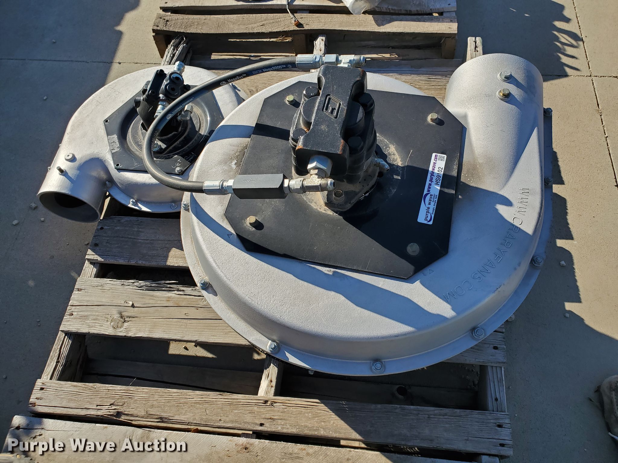 (2) Crary blower fans in Assaria, KS | Item HS9102 sold | Purple Wave