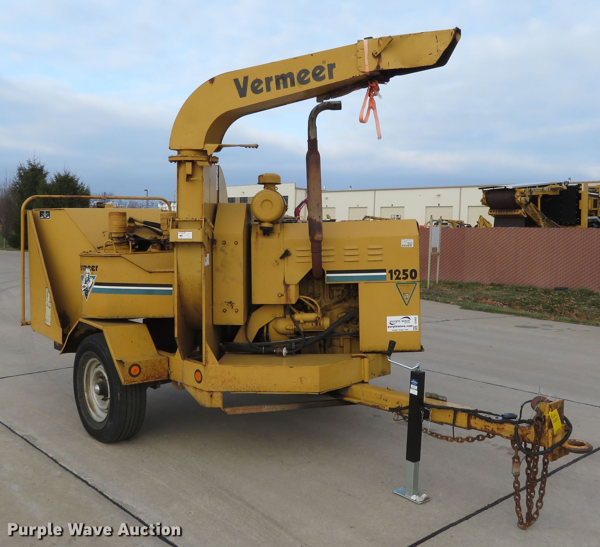 1991 Vermeer BC1250 wood chipper in Chesterfield, MO | Item DI3955 sold ...