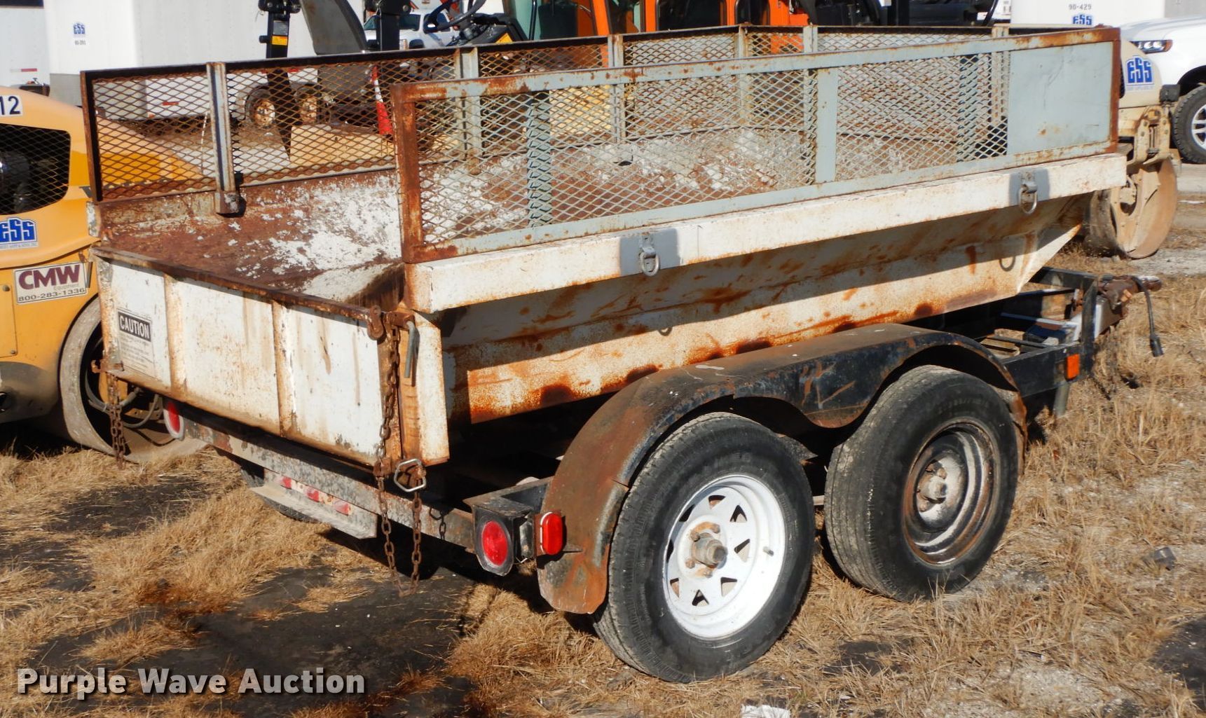 1993 Gold Star dump trailer in Palmyra, MO | Item HP9092 sold | Purple Wave