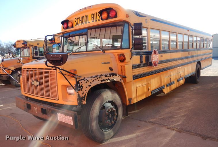 1996 Chevrolet school bus in Howard, KS | Item EY9179 sold | Purple Wave
