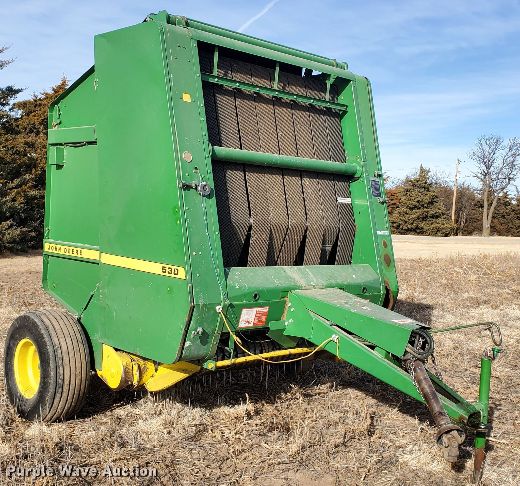1988 John Deere 530 round baler in Alexander, KS | Item HW9561 sold ...