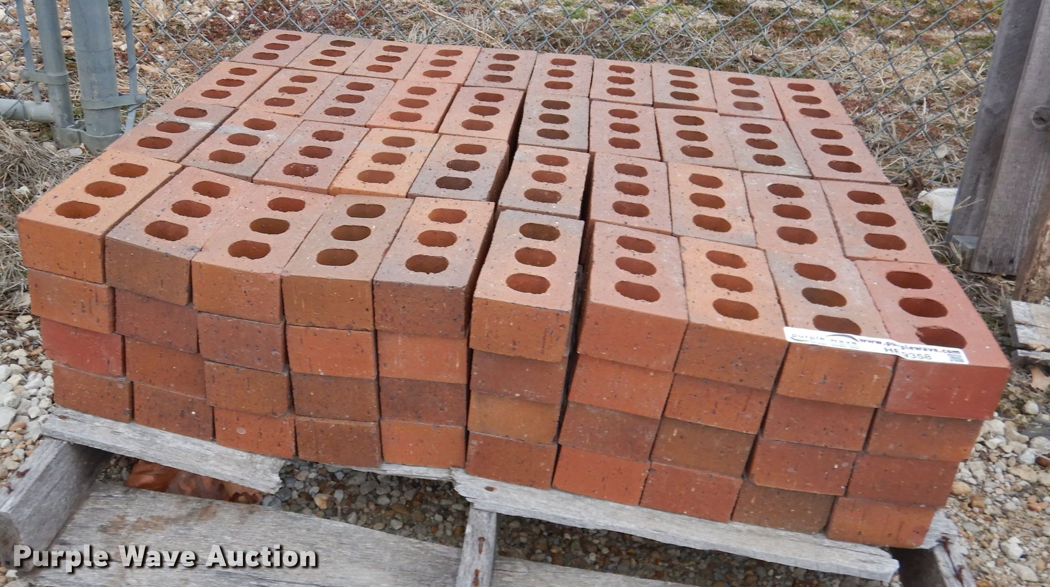 Approximately 160 three hole bricks in Holton, KS | Item HE9358 sold ...