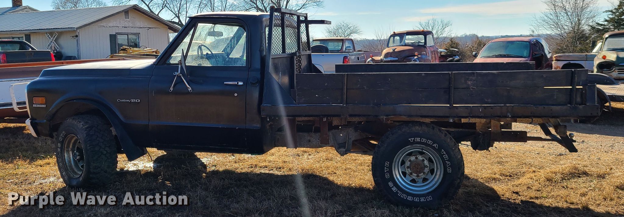 1971 Chevrolet K20 flatbed pickup truck in Cole Camp, MO | Item GY9661 ...