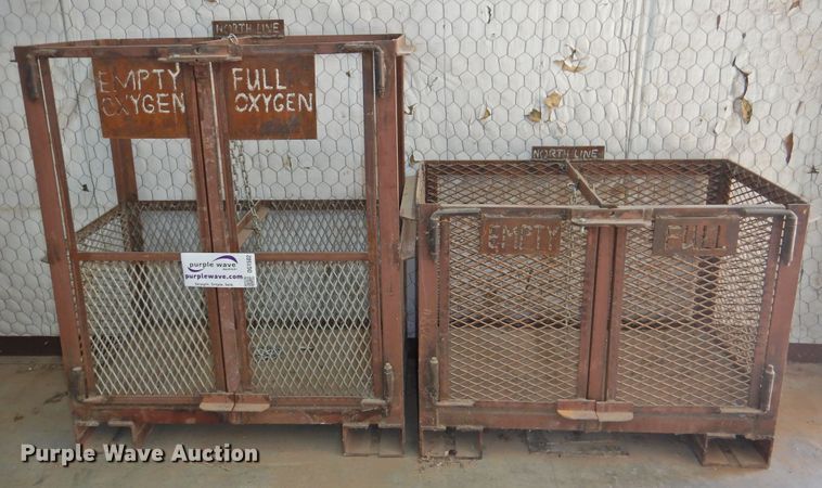 (2) oxygen and acetylene tank cages in Amarillo, TX | Item DG1502 sold ...