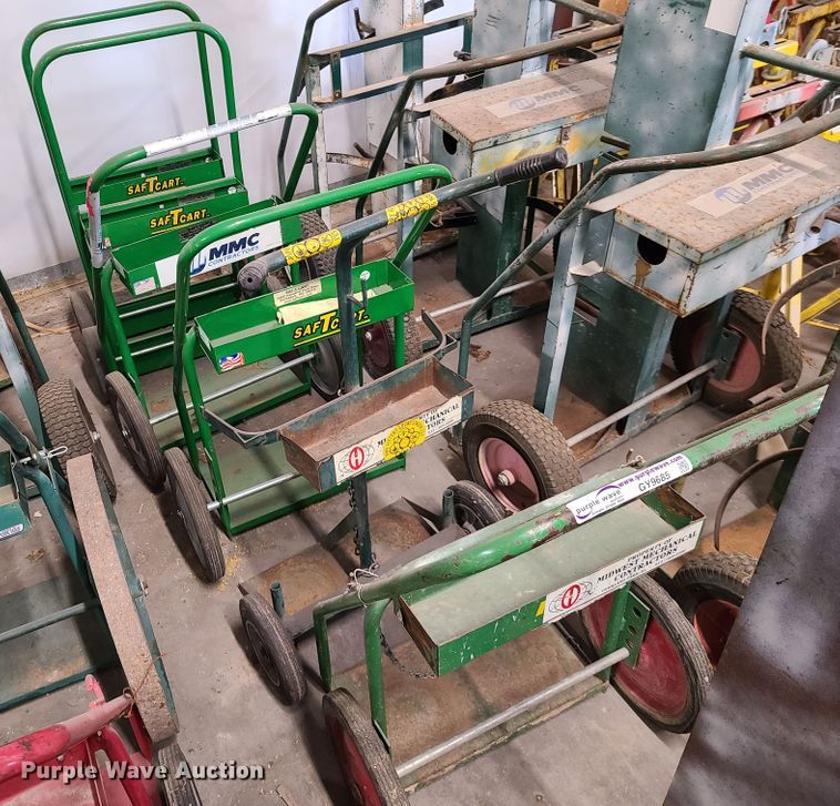 (6) Saftcart oxygen/acetylene carts in Kansas City, MO | Item GY9685 ...