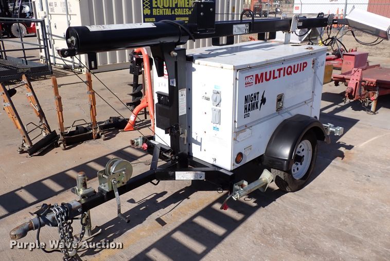 Multiquip Night Hawk LT12 light plant in Wichita, KS | Item DG2983 sold ...