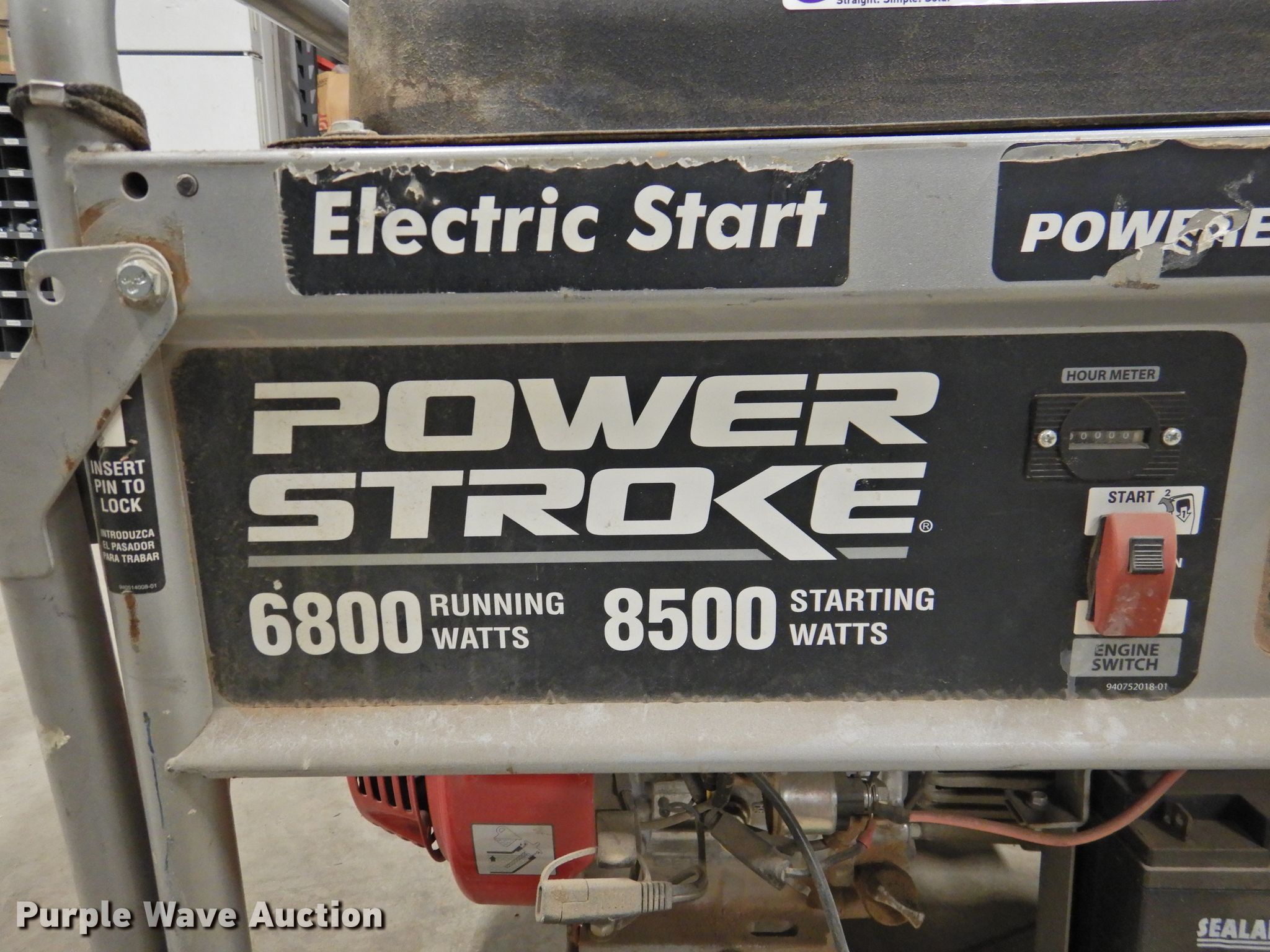 Power Stroke generator in Amarillo, TX | Item HN9011 sold | Purple Wave