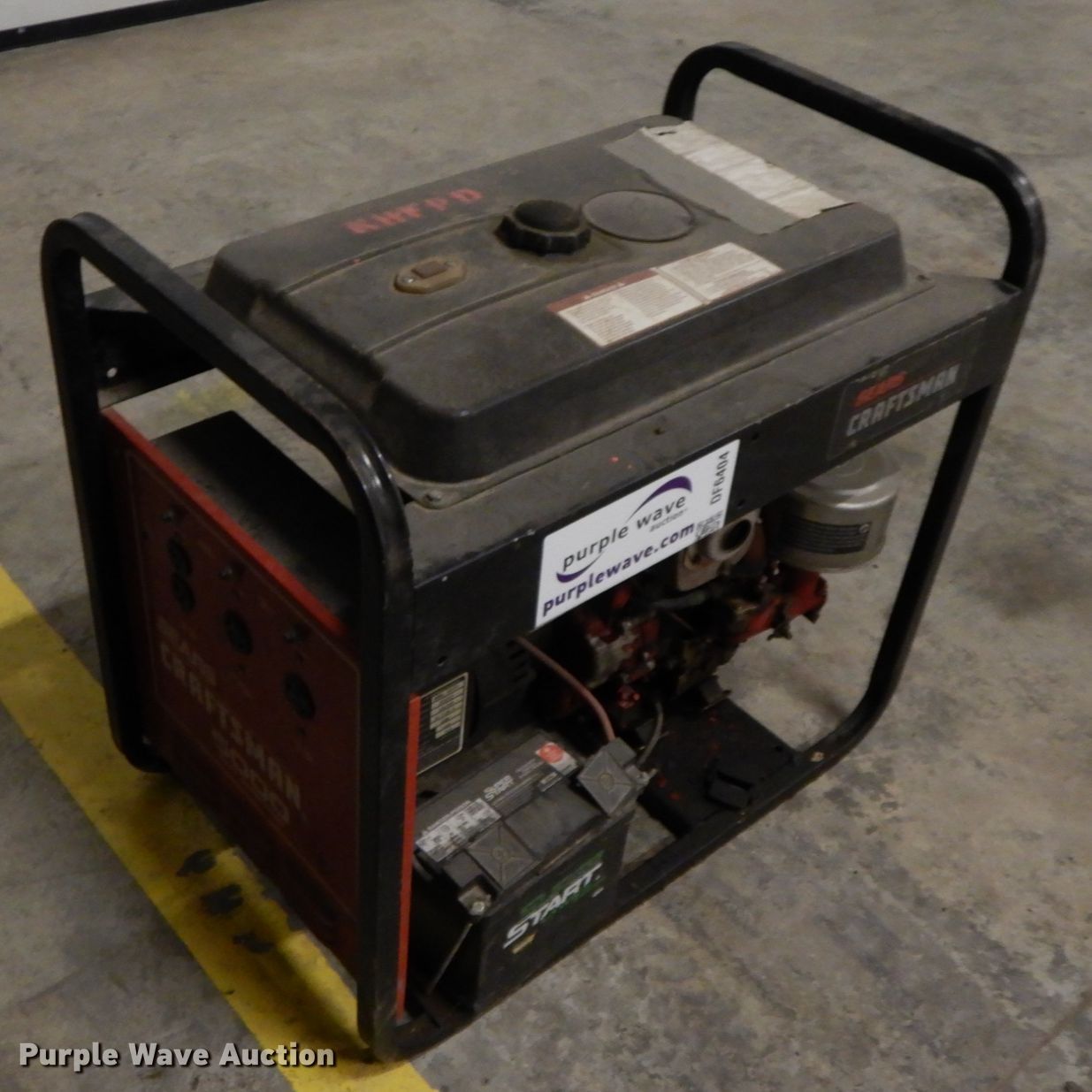 Craftsman 5000 generator set in Eagleville, MO | Item DF6404 sold ...