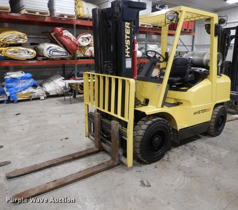 Hyster H80XM forklift in Tonganoxie, KS | Item DL2118 sold | Purple Wave