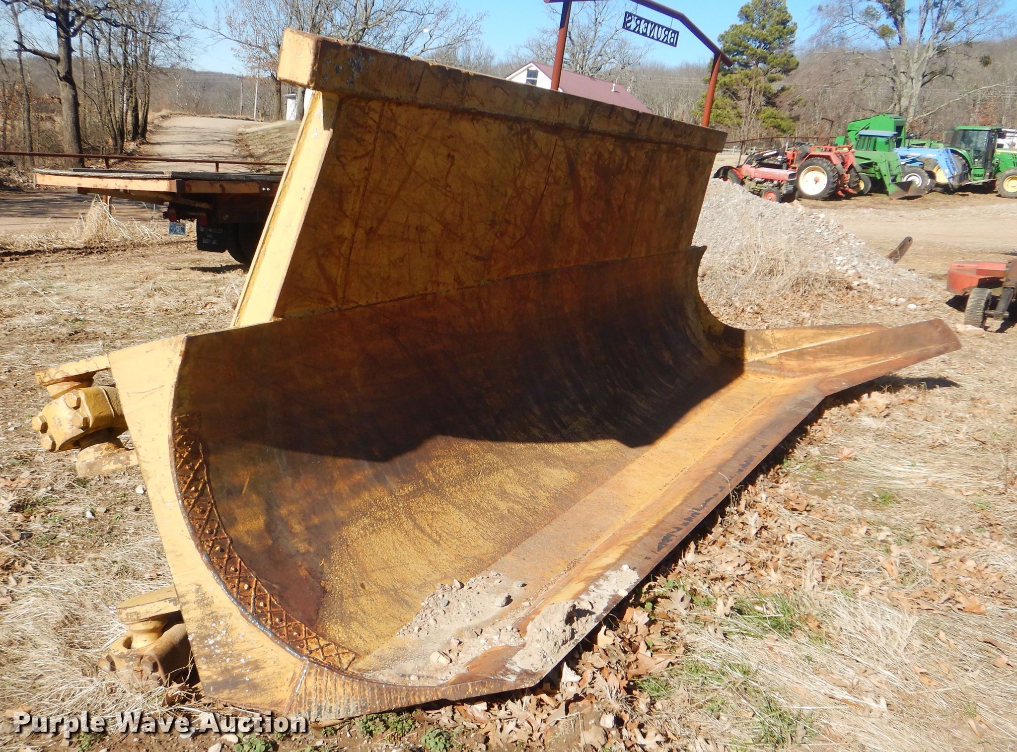 14'3"W dozer clearing blade in Stilwell, OK | Item DJ8627 sold | Purple ...