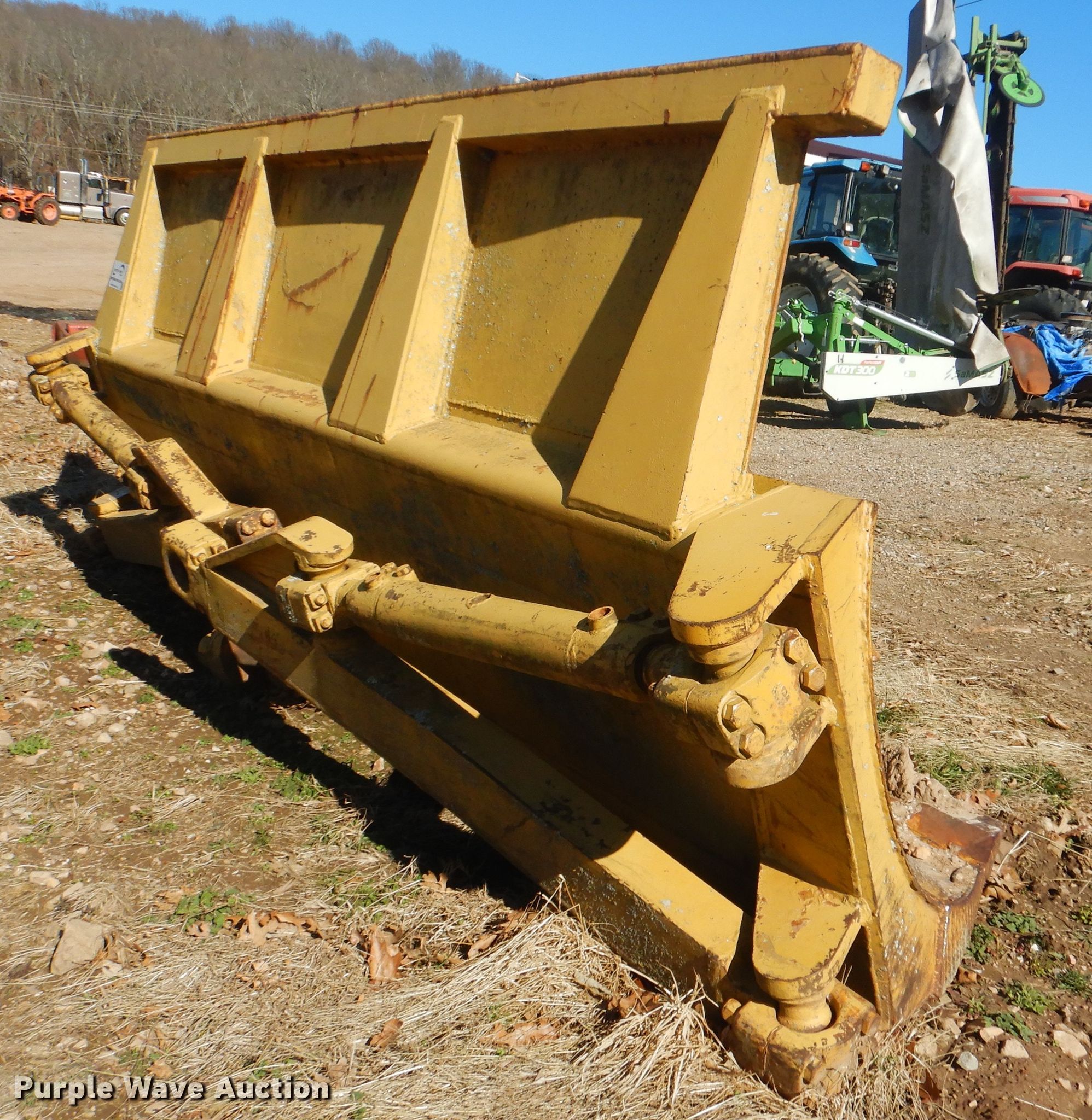 14'3"W dozer clearing blade in Stilwell, OK | Item DJ8627 sold | Purple ...