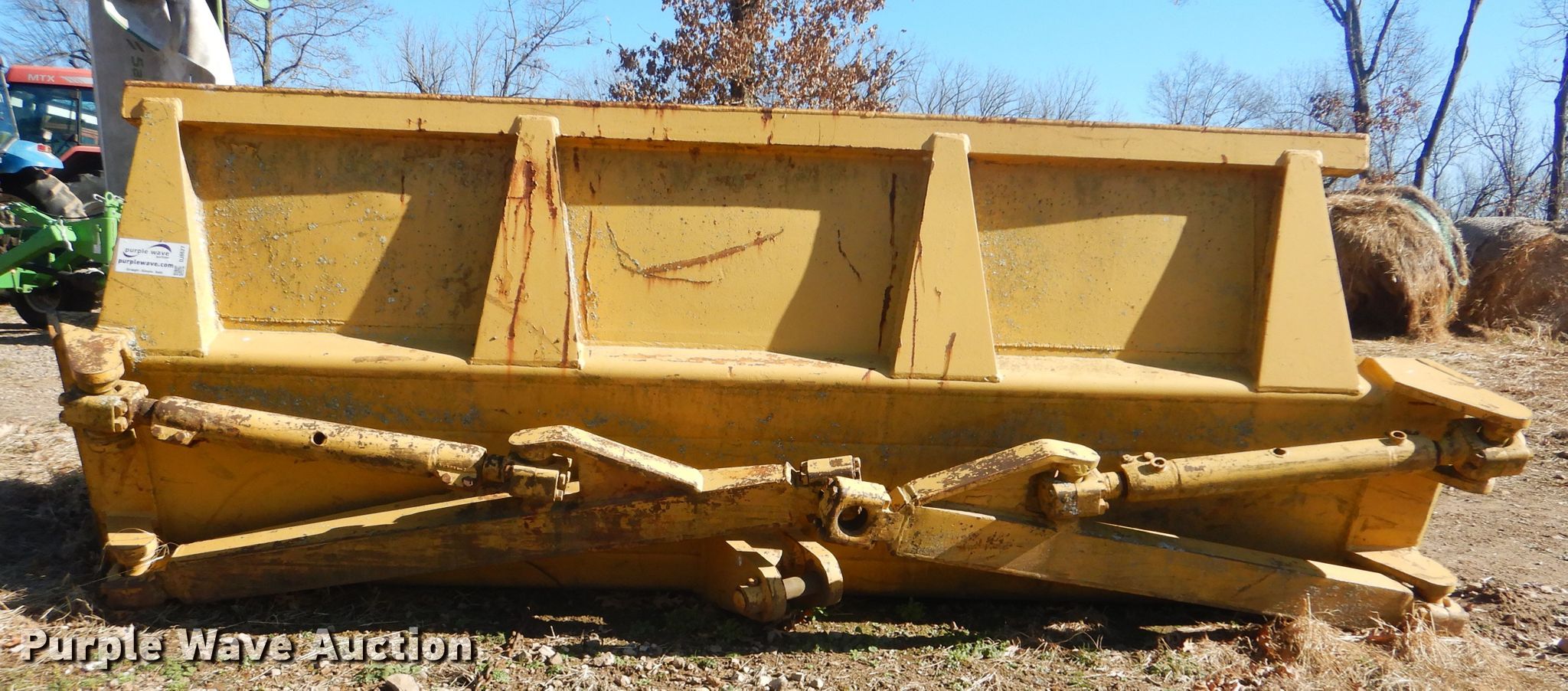 14'3"W dozer clearing blade in Stilwell, OK | Item DJ8627 sold | Purple ...