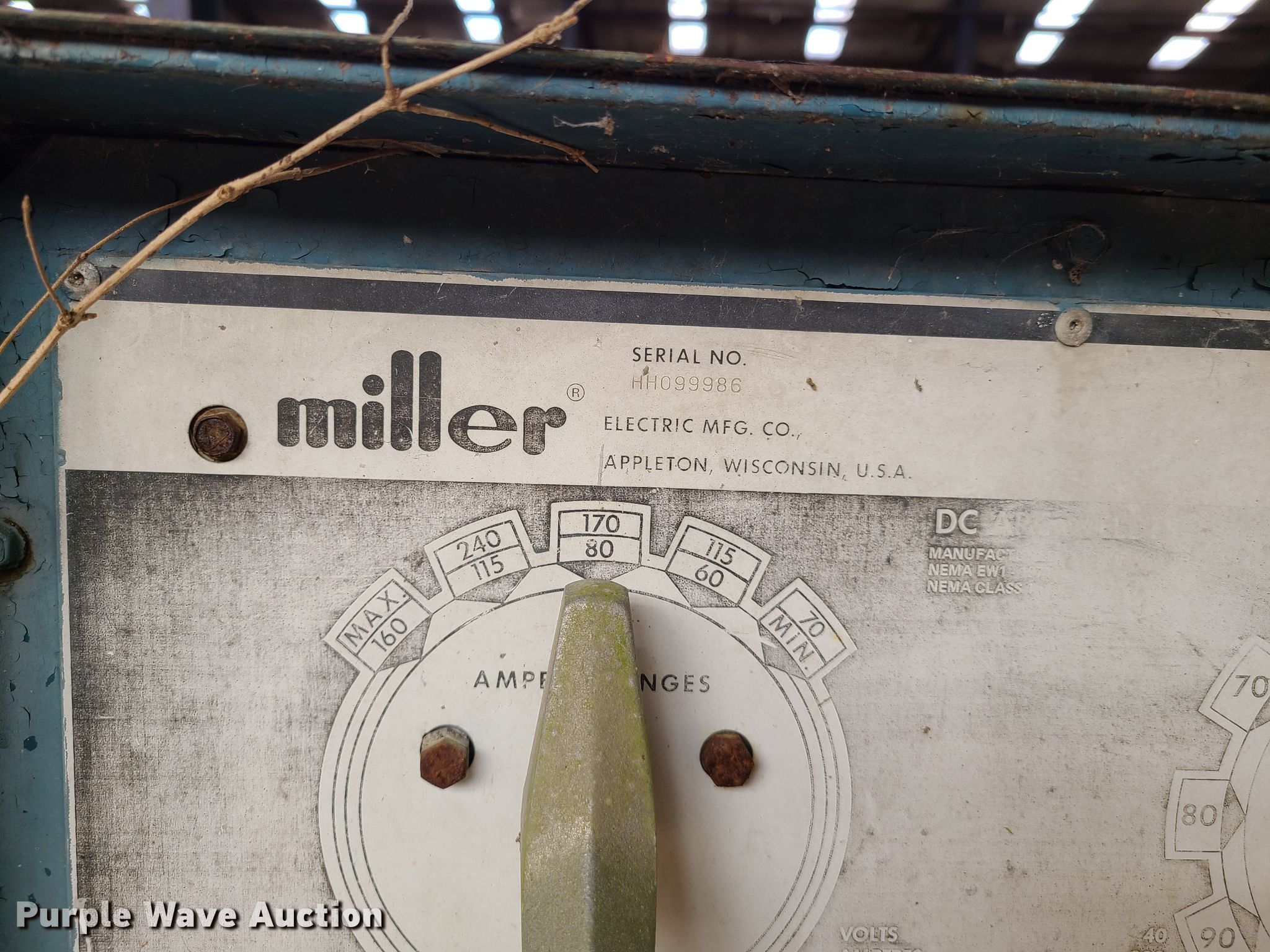 Miller Big 20 welder in Kansas City, MO | Item DN6026 sold | Purple Wave
