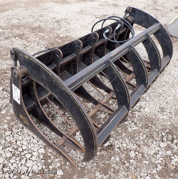 M&M Hydra Rake 7'W skid steer grapple bucket in Wichita, KS | Item ...