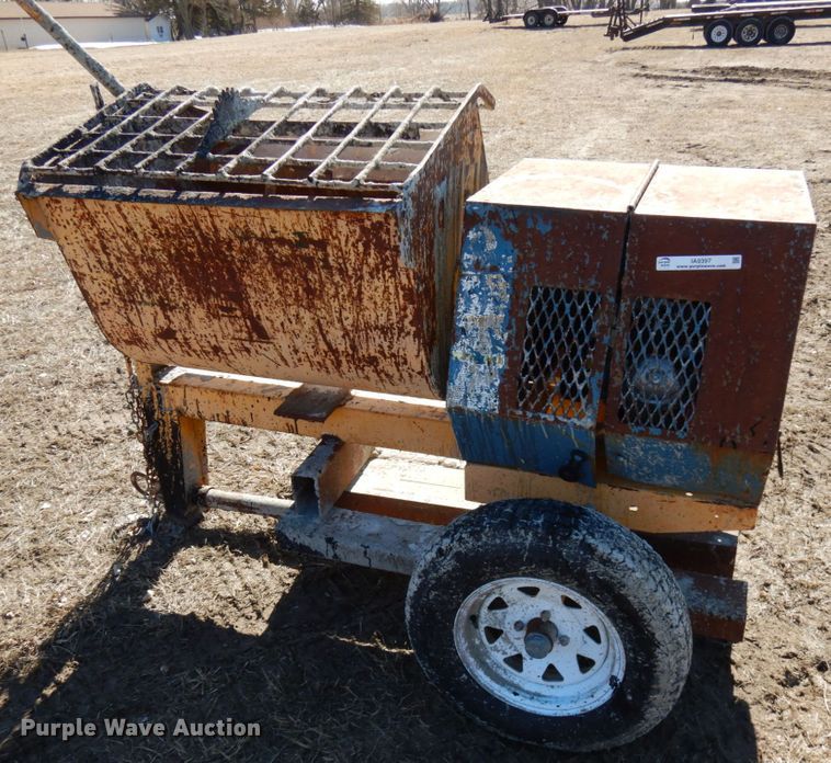 Stone 855PM mortar mixer in Pierce, NE | Item IA9397 sold | Purple Wave