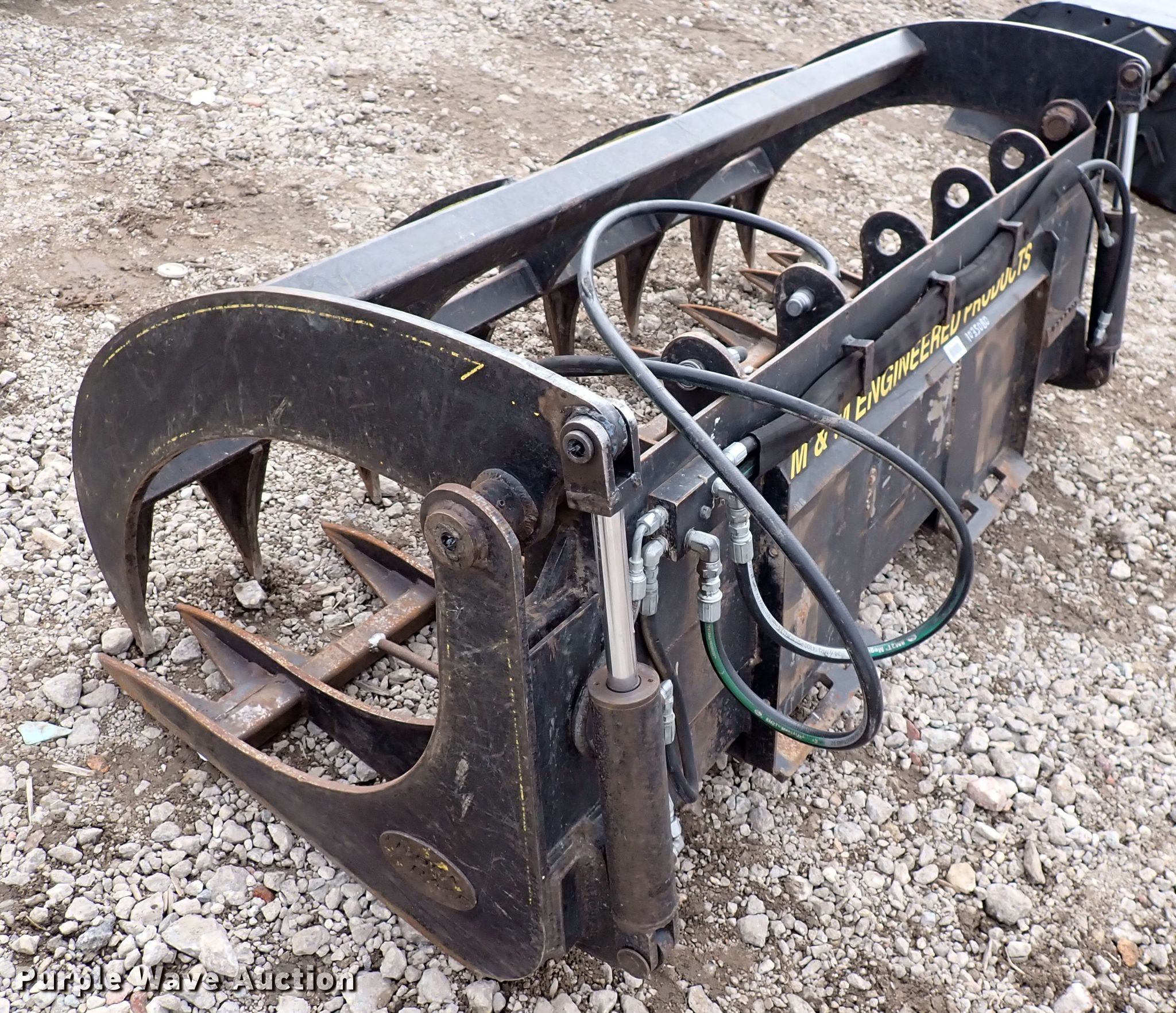 M&M Hydra Rake 7'W skid steer grapple bucket in Wichita, KS | Item ...