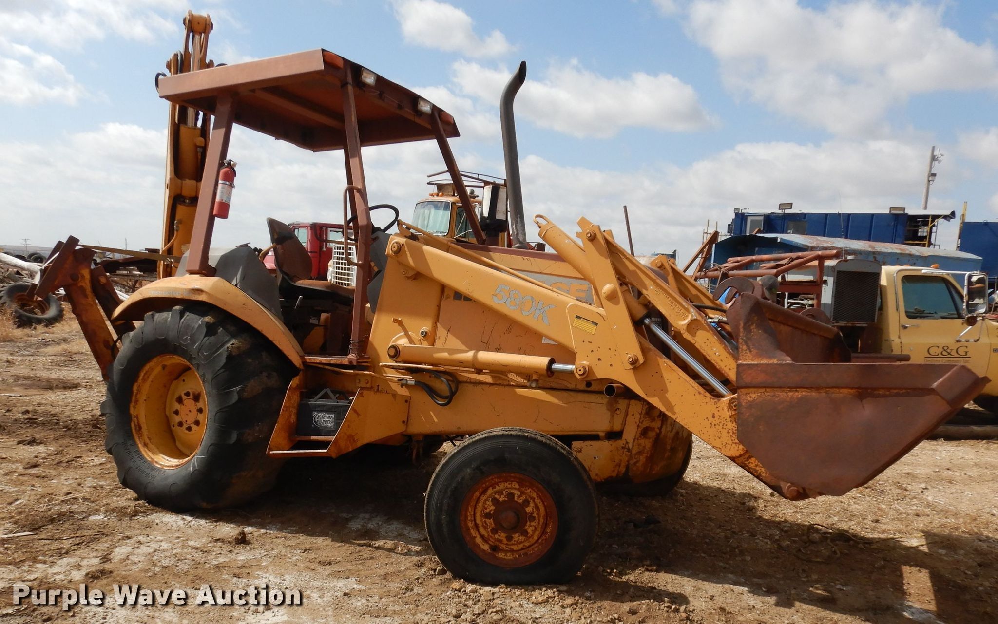 1991 Case 580K Construction King backhoe in Eureka, KS | Item DJ2860 ...