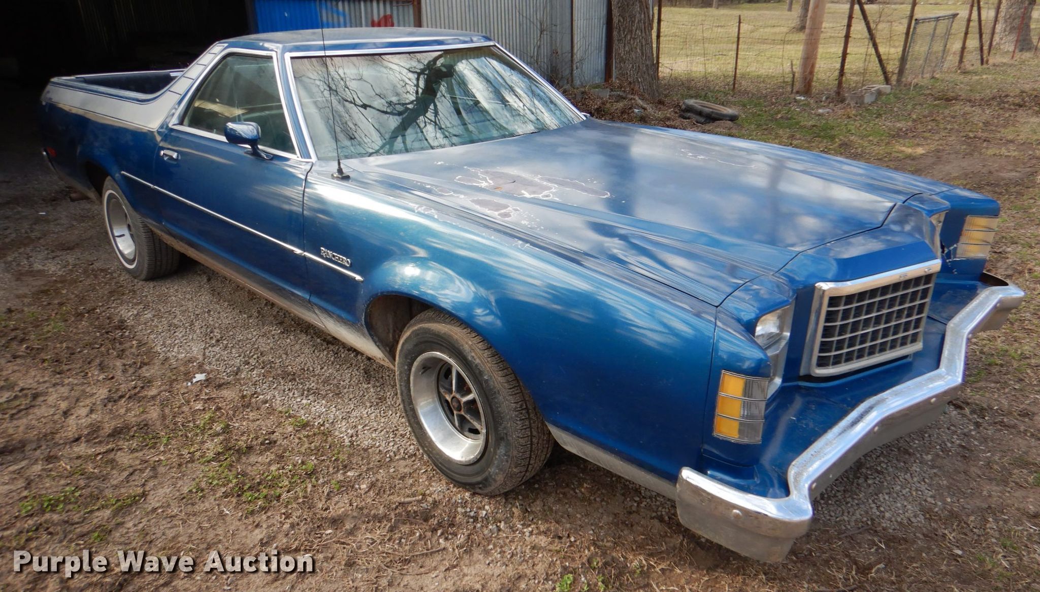 1977 Ford Ranchero in Wapanucka, OK | Item HL9332 sold | Purple Wave