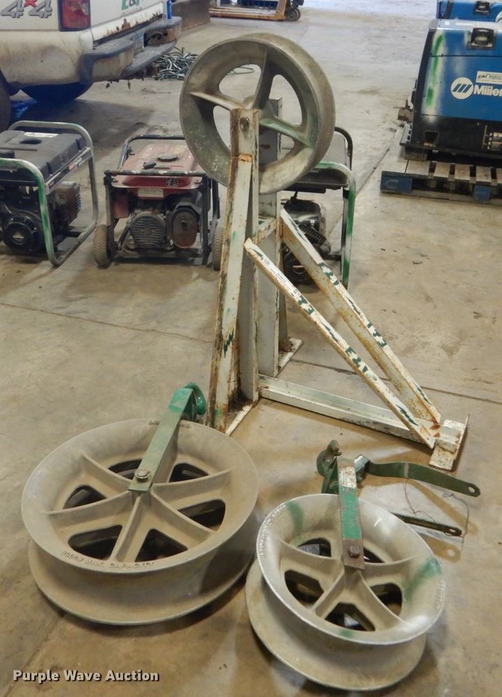 (3) Greenlee cable pull sheaves in Sioux Falls, SD | Item IK9874 sold ...