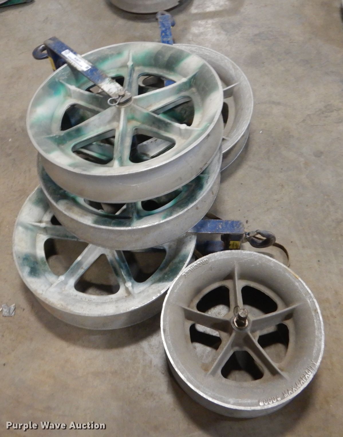 (5) Greenlee cable pull sheaves in Sioux Falls, SD | Item IK9877 sold ...