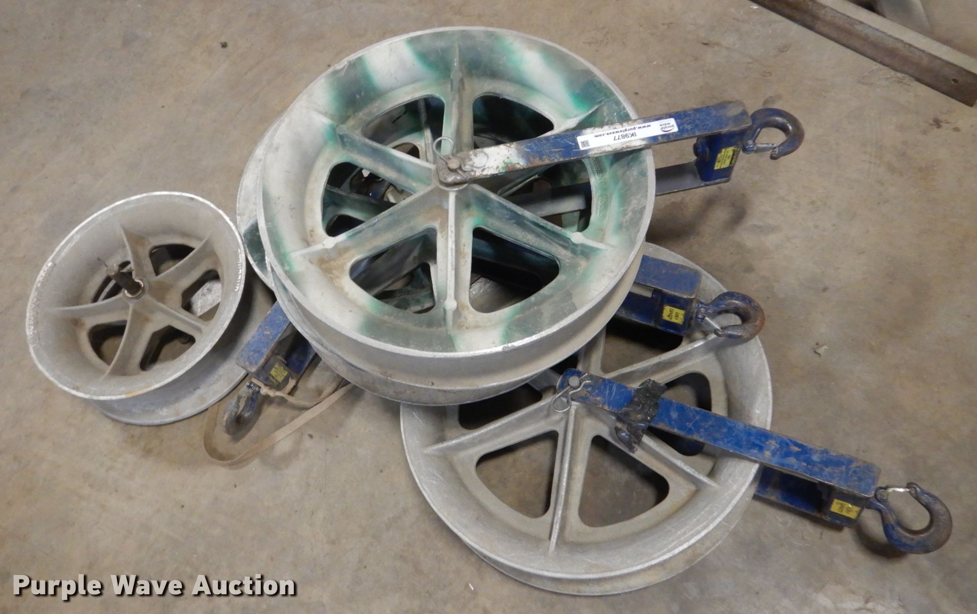 (5) Greenlee cable pull sheaves in Sioux Falls, SD | Item IK9877 sold ...