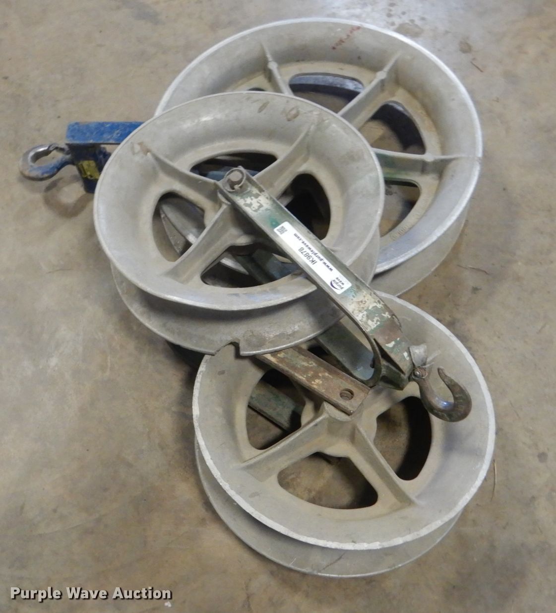 (3) Greenlee cable pull sheaves in Sioux Falls, SD | Item IK9878 sold ...