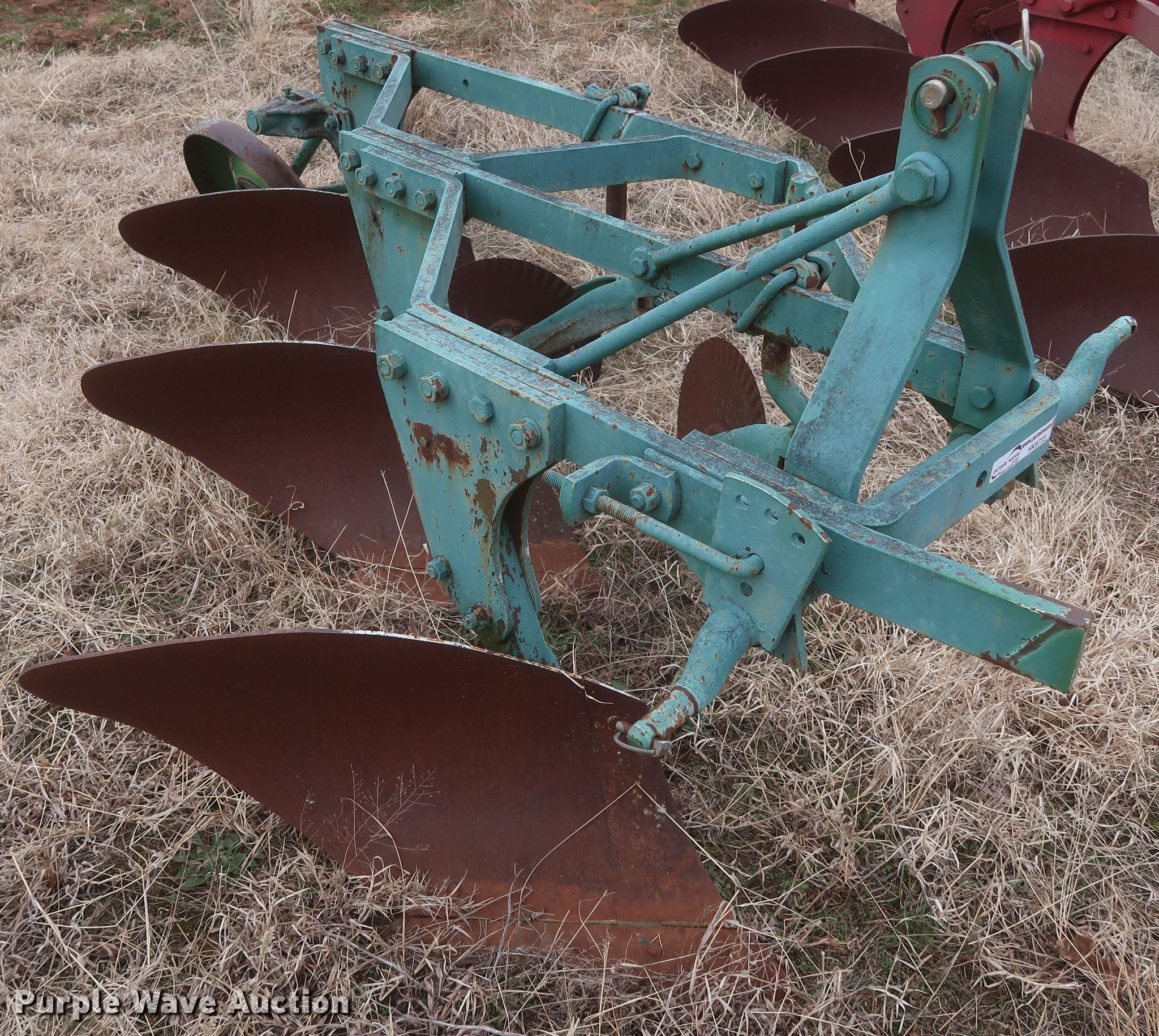 Three bottom plow in Norman, OK | Item HK9733 sold | Purple Wave