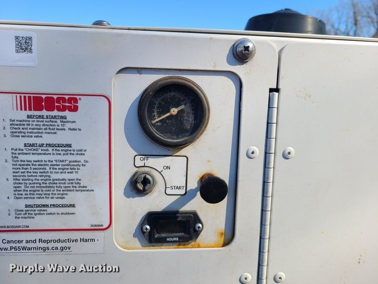 Boss Bullet air compressor in Blue Springs, MO | Item IQ9055 sold ...
