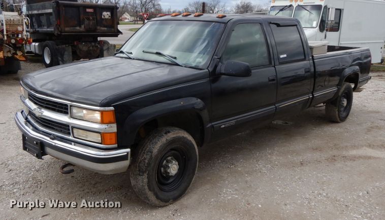 1998 Chevrolet K3500 Crew Cab pickup truck in Moberly, MO | Item IX9390 ...