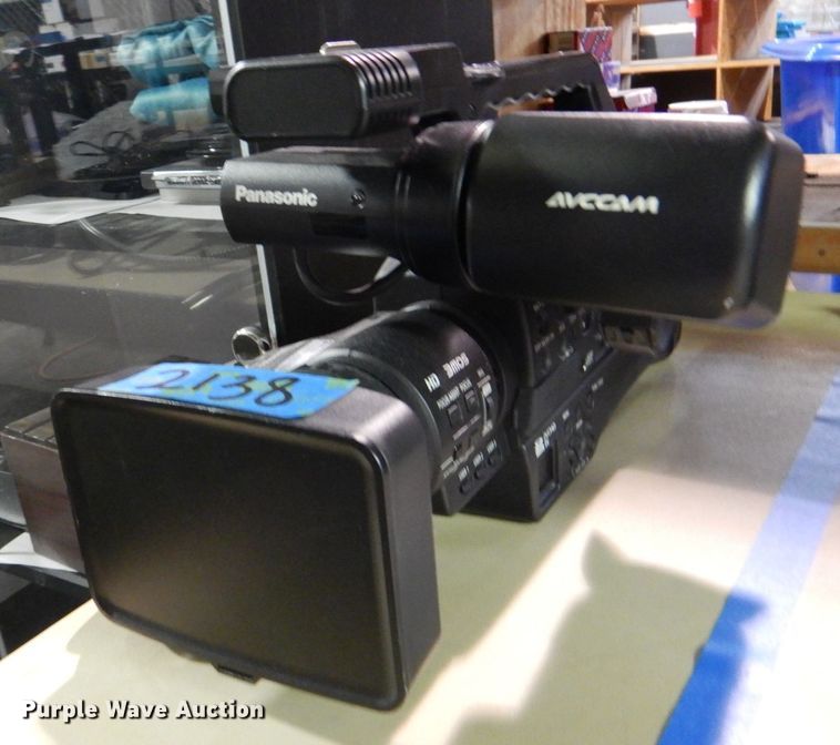 Panasonic AVCCAM video camera in Tulsa, OK | Item IY9277 sold | Purple Wave