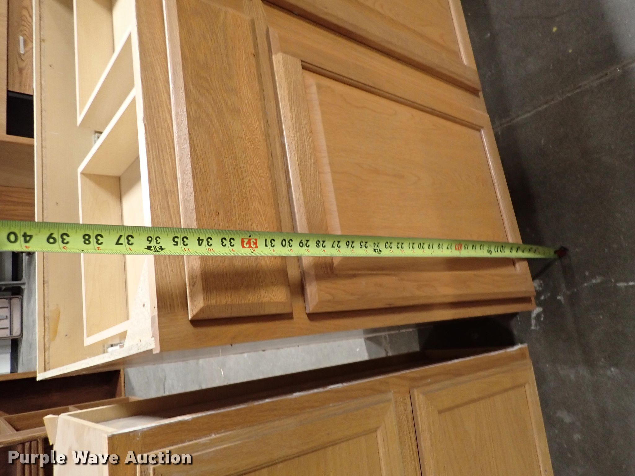 (8) wood cabinets in El Dorado, KS | Item GR9686 sold | Purple Wave