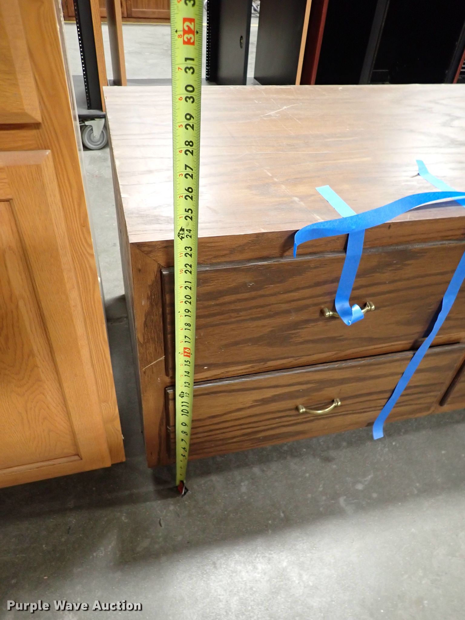 (8) wood cabinets in El Dorado, KS | Item GR9686 sold | Purple Wave
