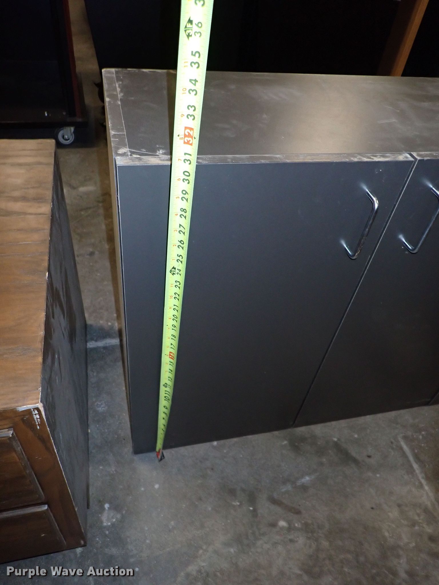 (8) wood cabinets in El Dorado, KS | Item GR9686 sold | Purple Wave