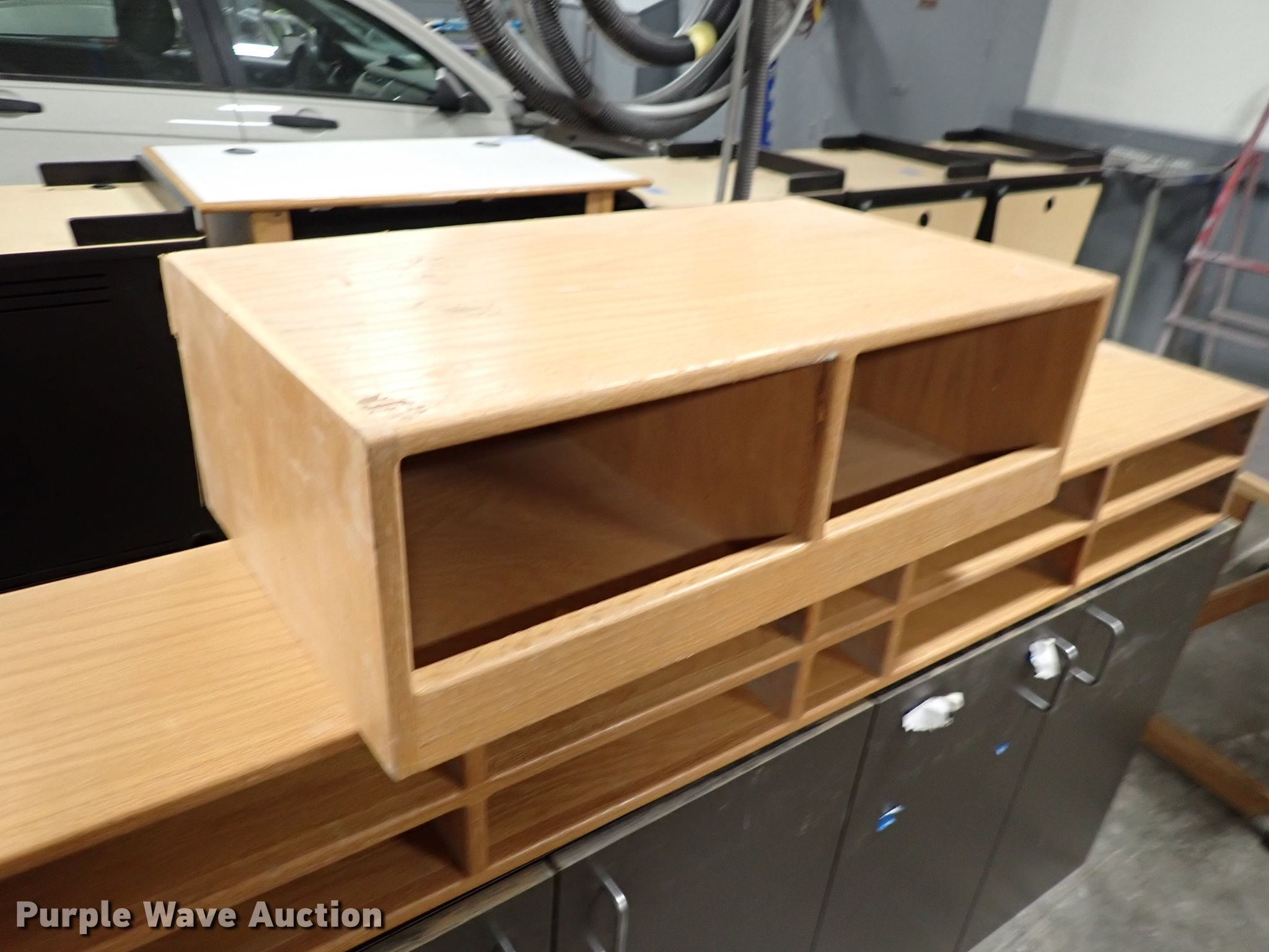 (8) wood cabinets in El Dorado, KS | Item GR9686 sold | Purple Wave