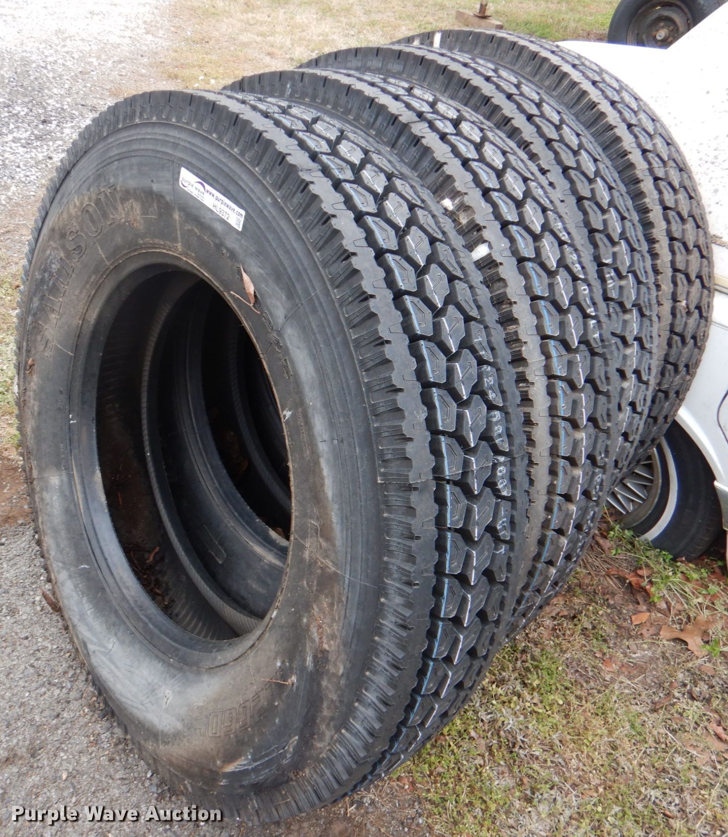 (4) Samson GL266D 11R24.5 tires in Checotah, OK | Item HL9372 sold ...