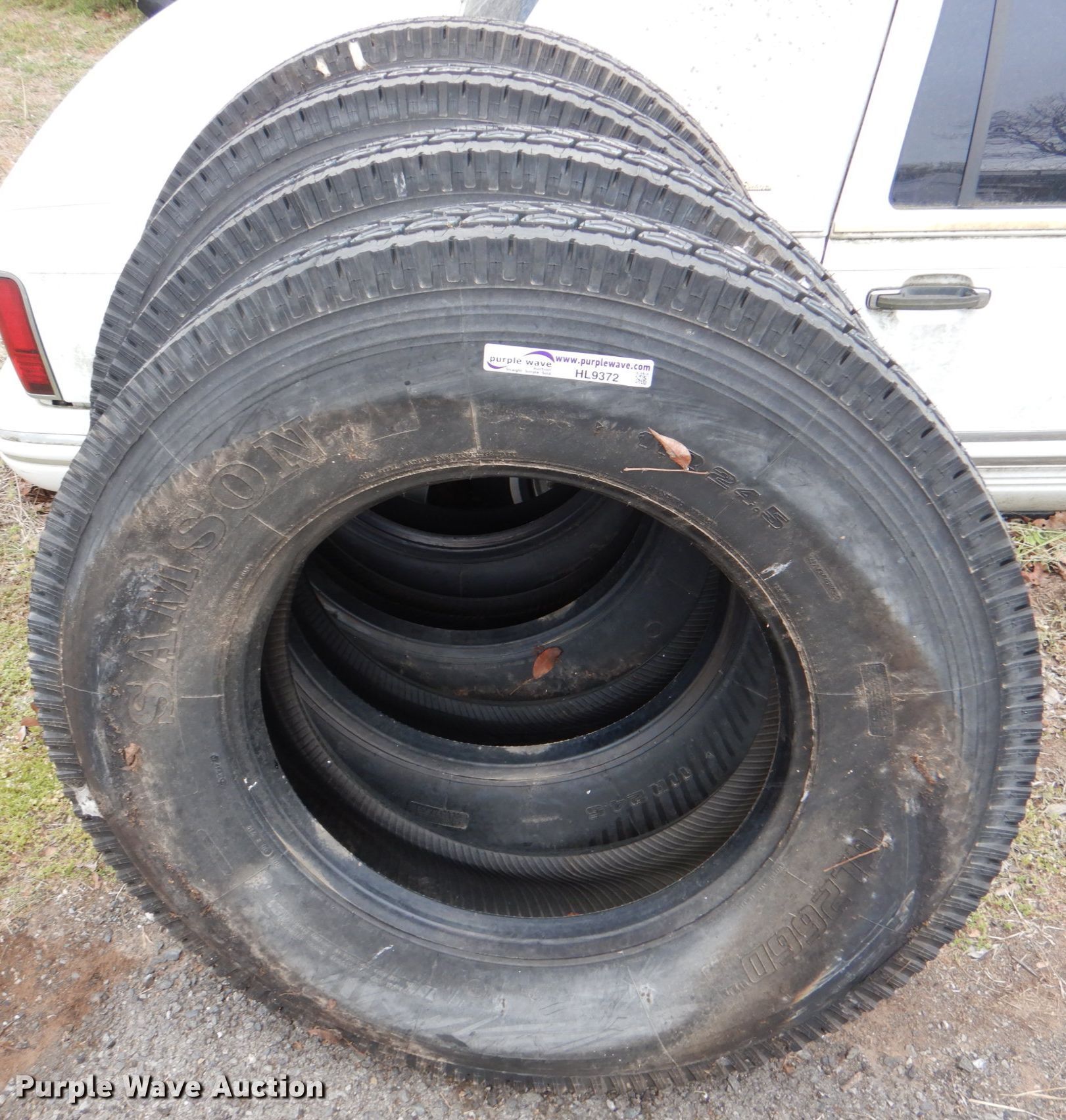 (4) Samson GL266D 11R24.5 tires in Checotah, OK | Item HL9372 sold ...