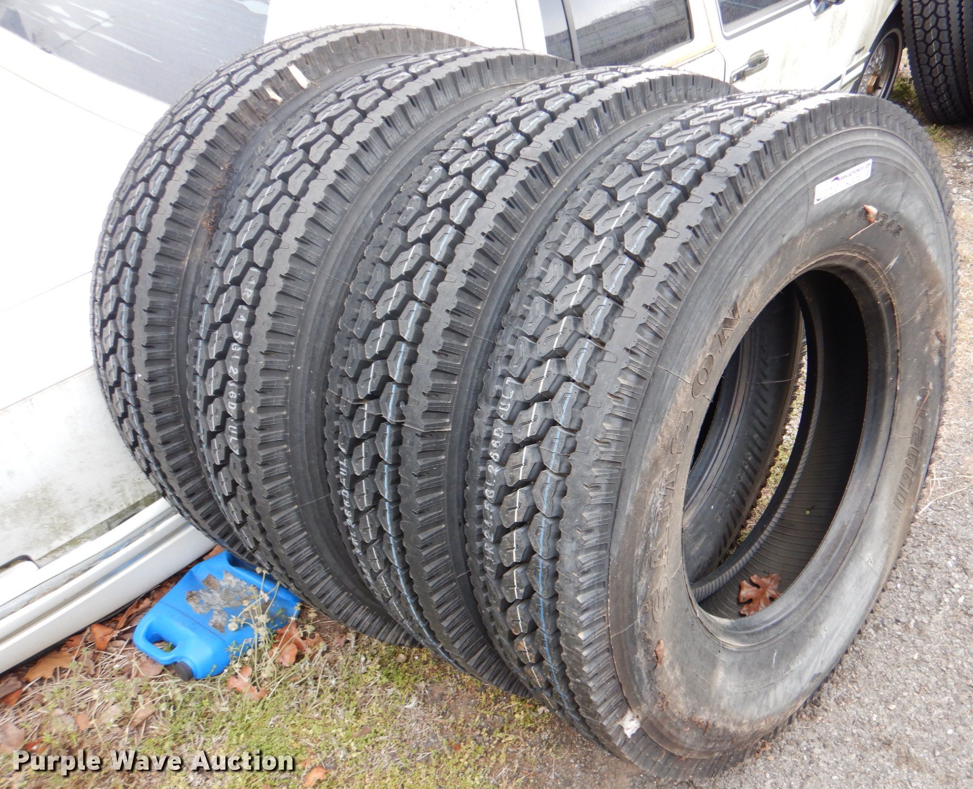 (4) Samson GL266D 11R24.5 tires in Checotah, OK | Item HL9372 sold ...