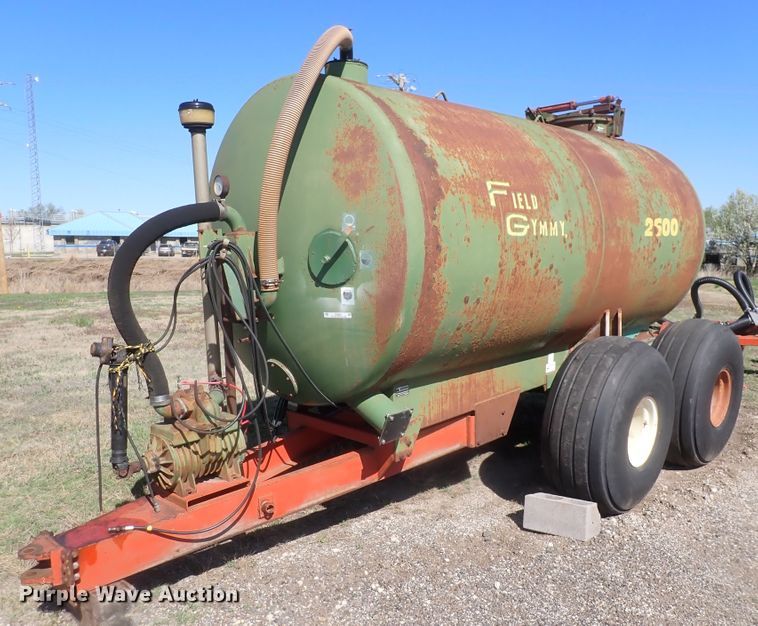 Field Gymmy 2600 liquid manure spreader in Newton, KS | Item IF9025 ...
