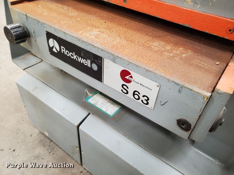 Rockwell S63 planer in Salina, KS | Item IX9114 sold | Purple Wave