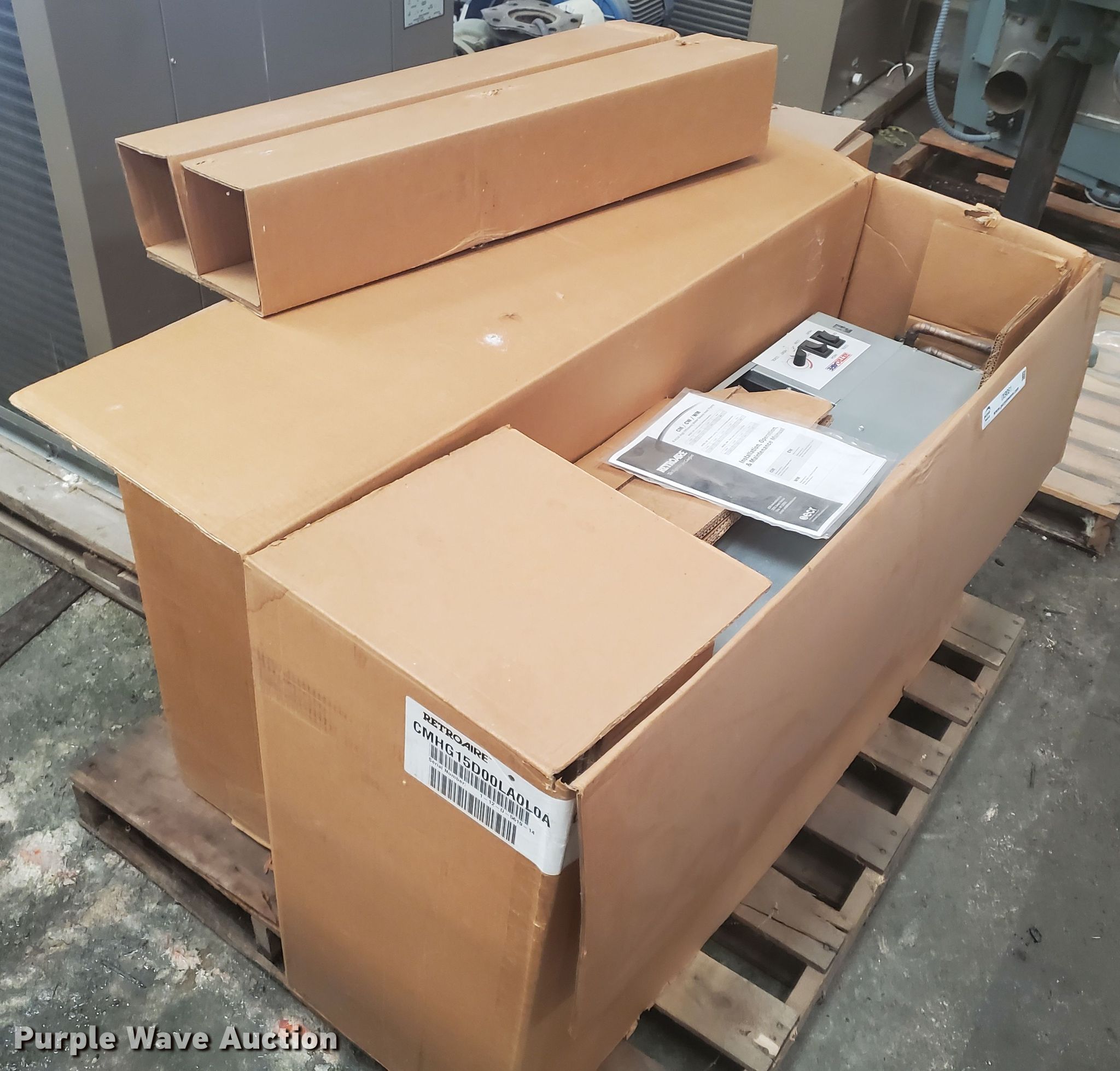 (2) RetroAire CM heat pumps in Salina, KS | Item IX9081 sold | Purple Wave