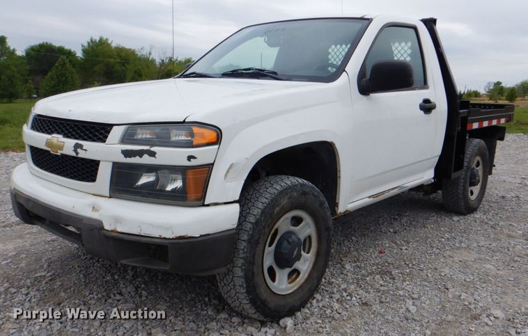 2012 Chevrolet Colorado flatbed pickup truck in Collinsville, OK | Item ...