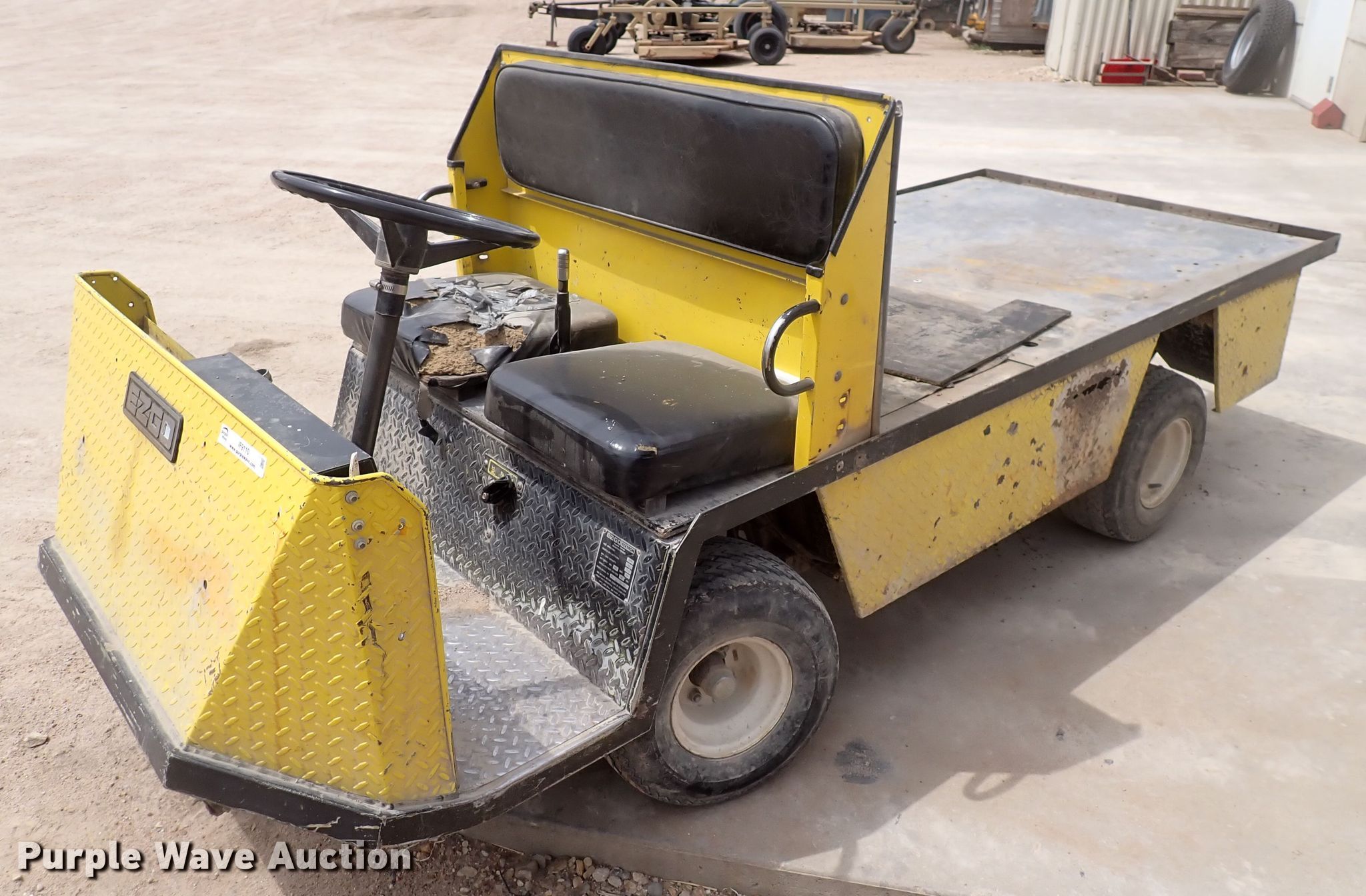 EZ GO 875 utility cart in Halstead, KS | Item IF9110 sold | Purple Wave