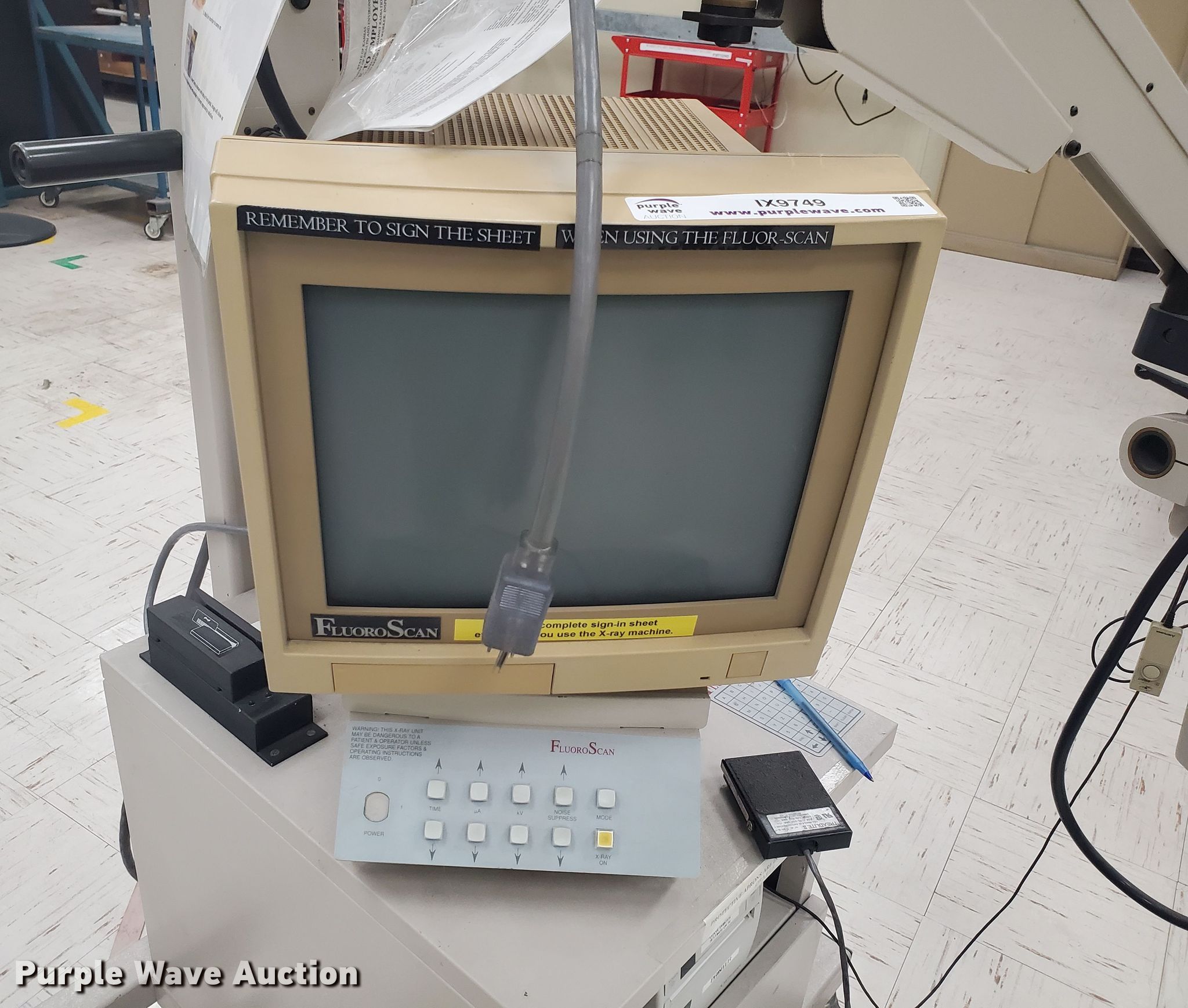 1995 FluoroScan 4-C x-ray machine in Salina, KS | Item IX9749 sold ...