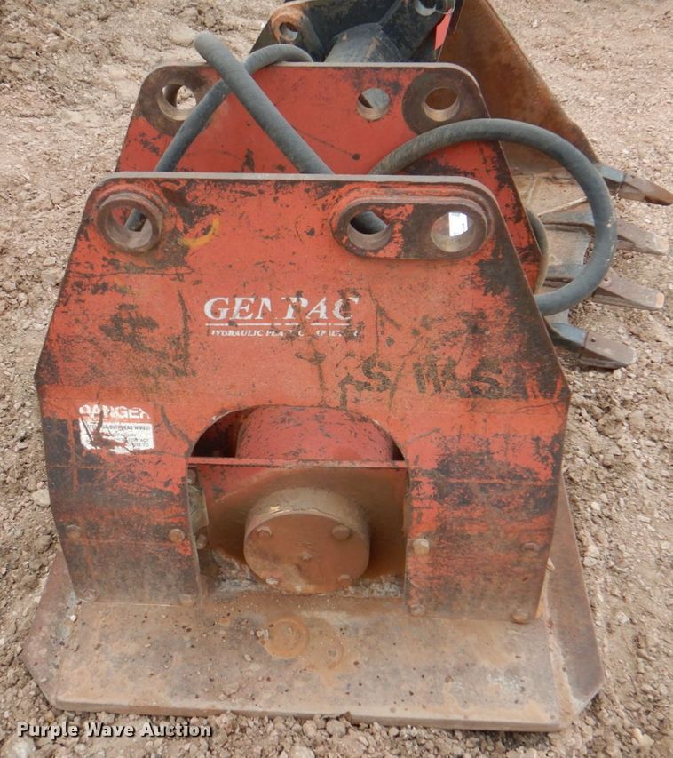 Genpac excavator plate compactor in Rapid City, SD | Item II9893 sold ...