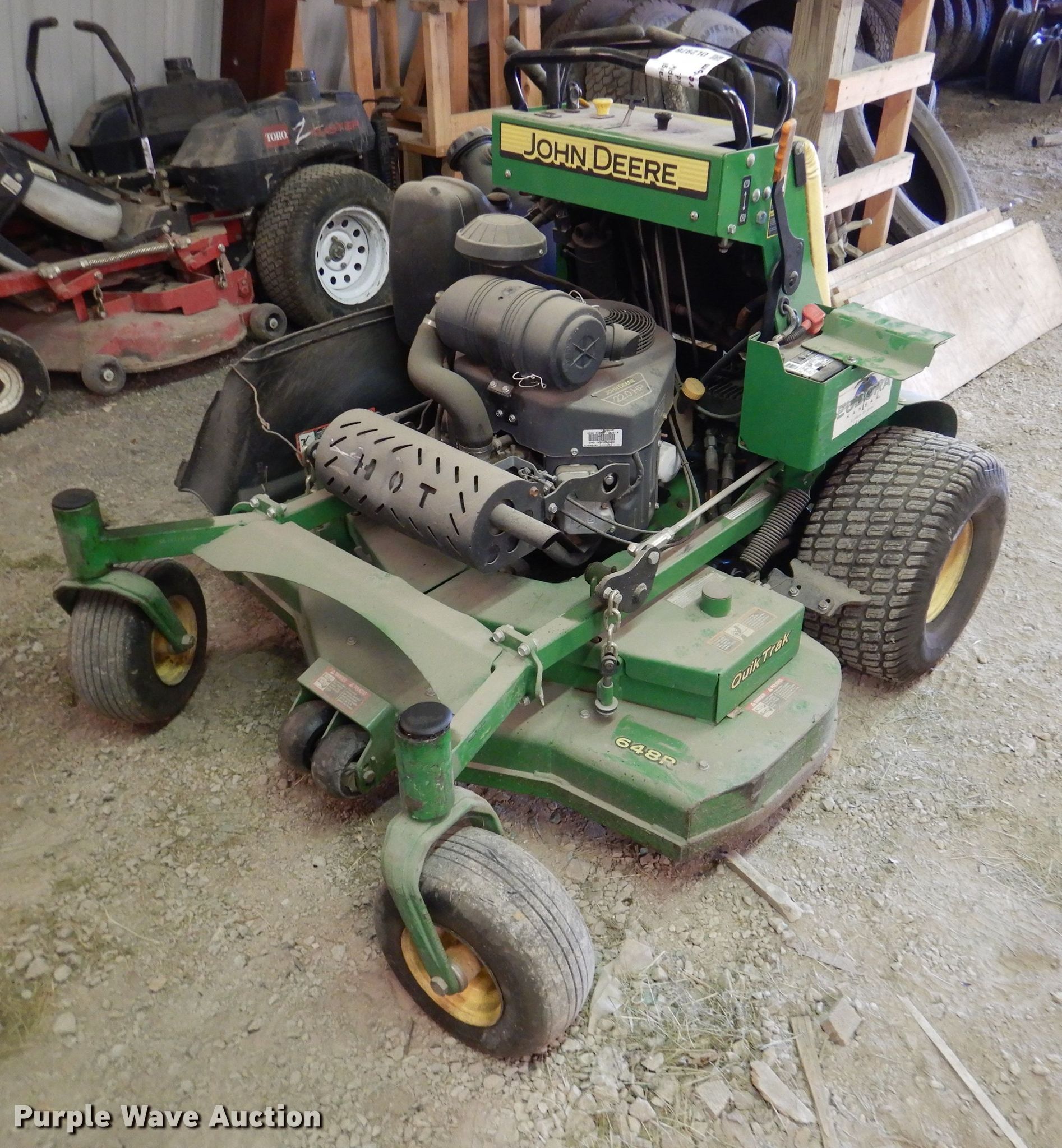 2013 John Deere 648R QT ZTR lawn mower in Eudora, KS | Item DL2976 sold ...