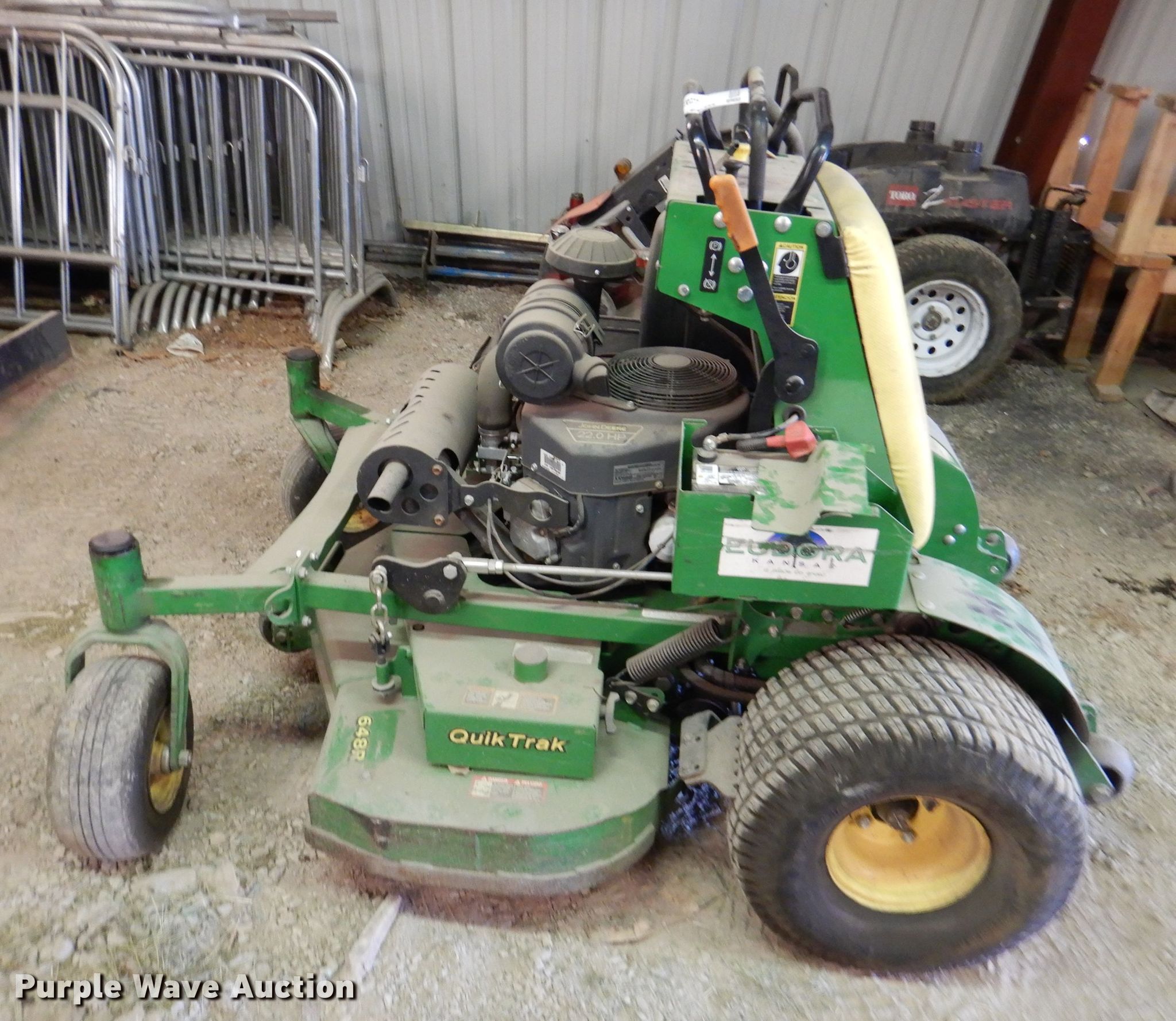 2013 John Deere 648R QT ZTR lawn mower in Eudora, KS | Item DL2976 sold ...