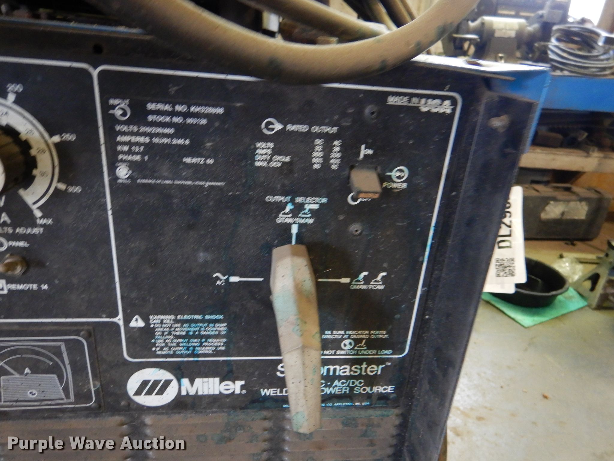 Miller Shopmaster 300 welder in Eudora, KS | Item DL2982 sold | Purple Wave